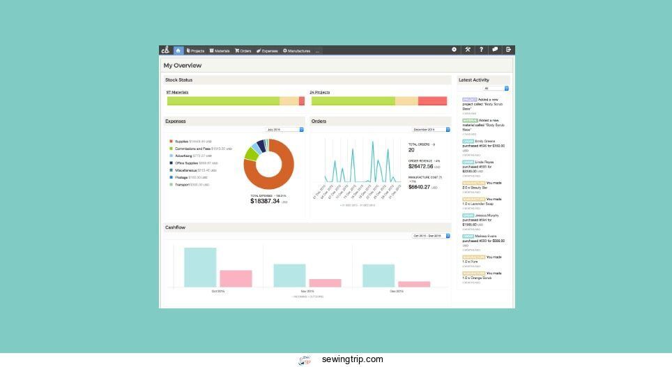 Craftybase: Inventory and Bookkeeping Software for Your Handmade Business