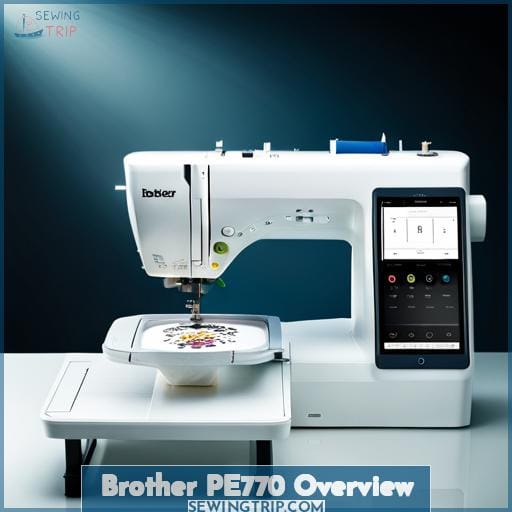 Brother PE770 Review: Easy Embroidery for Beginners