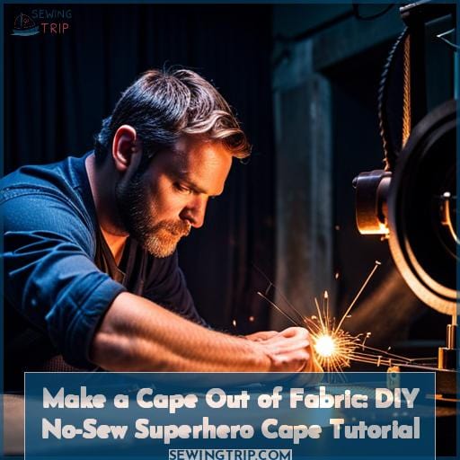 Make a Cape Out of Fabric: DIY No-Sew Superhero Cape Tutorial