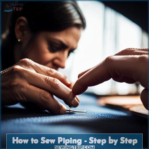 Learn How to Sew Piping Step-by-Step for Any Sewing Project