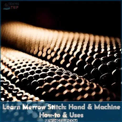 Learn Merrow Stitch: Hand & Machine How-To & Uses