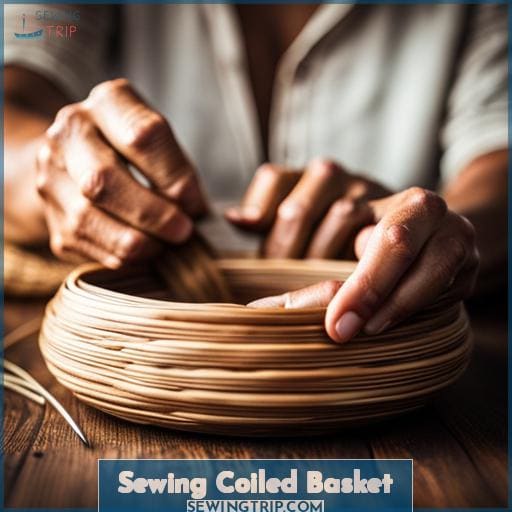 Learn to Sew Coiled Baskets: Step-by-Step Guide with Fabric and Cord