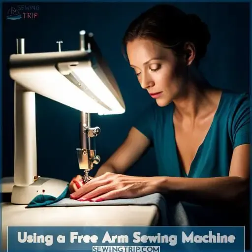 What is a Free Arm Sewing Machine (and When to Use It!)