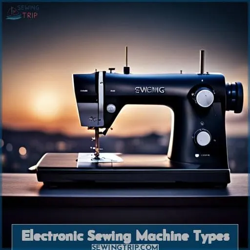 Types of Sewing Machines: Mechanical, Industrial, Electronic
