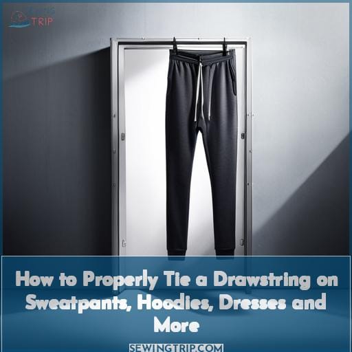 How to Properly Tie a Drawstring on Sweatpants, Hoodies, Dresses and More