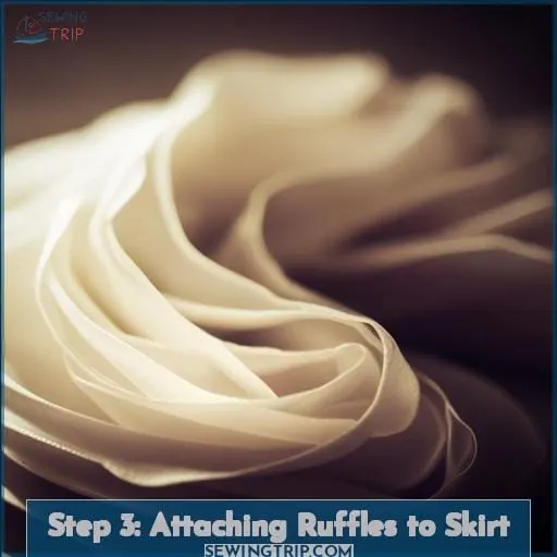 How to Sew Layered Ruffles on a Skirt