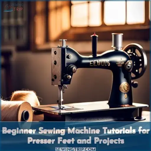 Beginner Sewing Machine Tutorials for Presser Feet and Projects