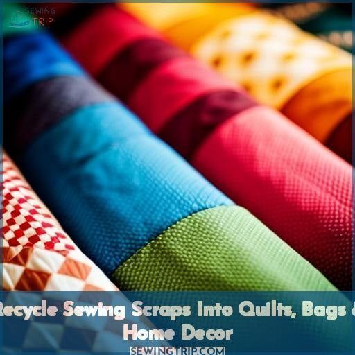Recycle Sewing Scraps into Quilts, Bags & Home Decor