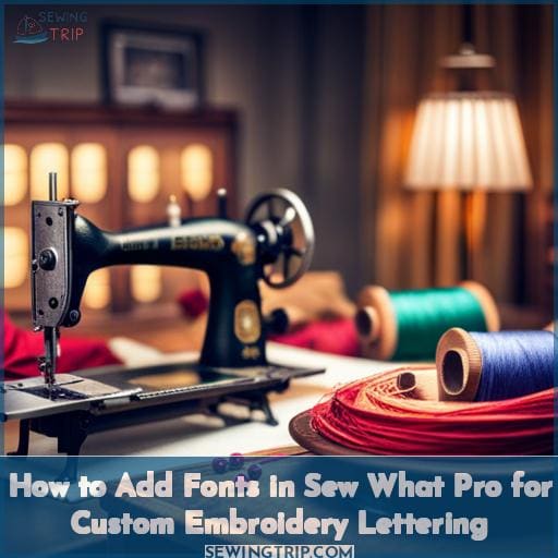 How to Add Fonts in Sew What Pro for Custom Embroidery Lettering