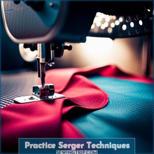 How to Serge Sew Seams - Tips For Beginners On Starting, Stopping and ...