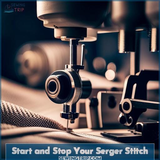 How to Serge Sew Seams - Tips For Beginners On Starting, Stopping and ...