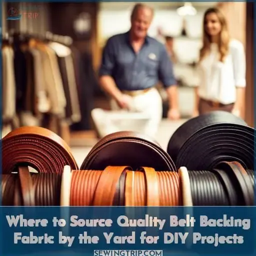 Where to Source Quality Belt Backing Fabric by the Yard for DIY Projects