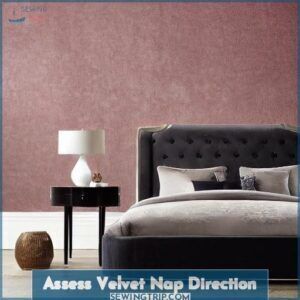 Nap Direction Key for Cutting Velvet Without Fraying or Pins