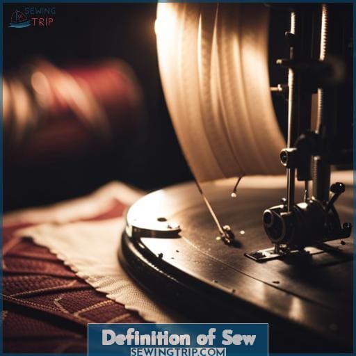 Sew Verb: Definitions, Conjugations, Variations and Sewing Terms Explained
