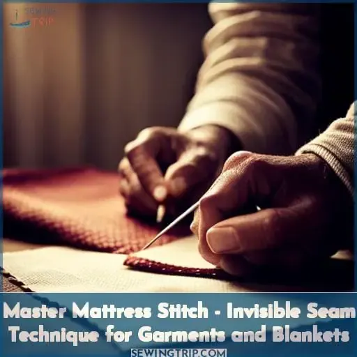 Master Mattress Stitch - Invisible Seam Technique for Garments and Blankets
