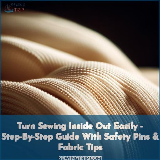 Turn Sewing Inside Out Easily - Step-By-Step Guide with Safety Pins ...