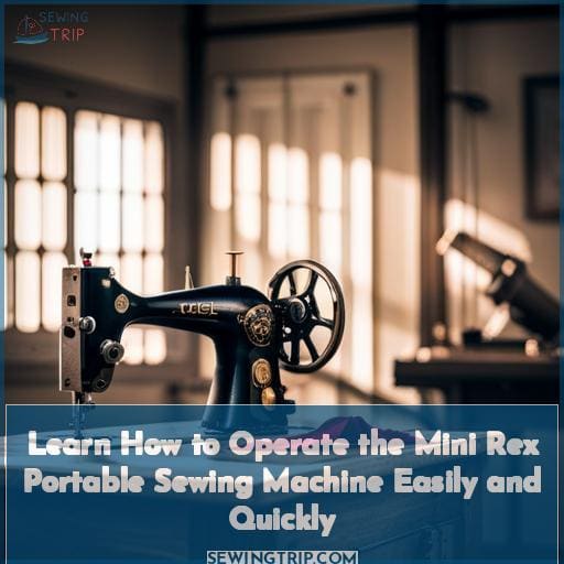 Learn How to Operate the Mini Rex Portable Sewing Machine Easily and ...