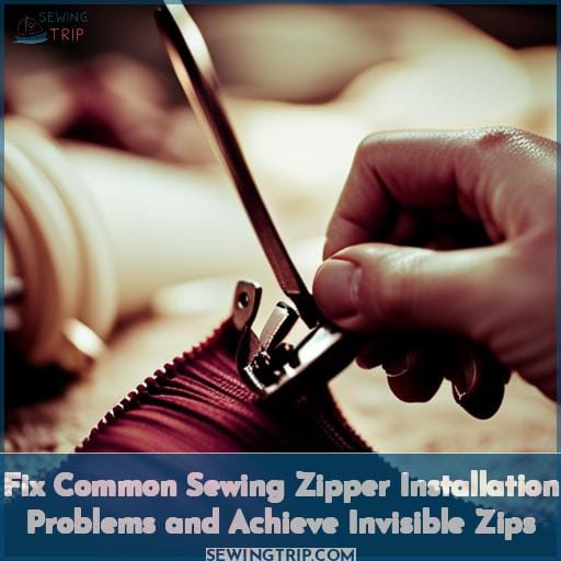 Fix Common Sewing Zipper Installation Problems and Achieve Invisible Zips