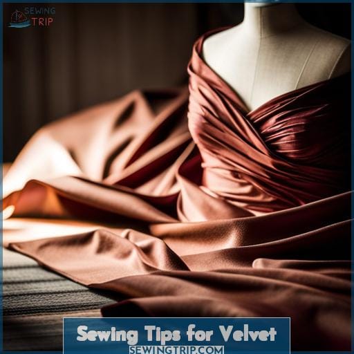 Nap Direction Key for Cutting Velvet Without Fraying or Pins