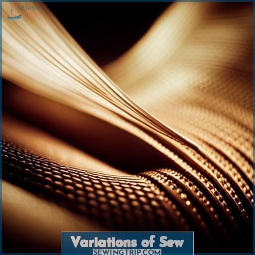 Sew Verb: Definitions, Conjugations, Variations and Sewing Terms Explained