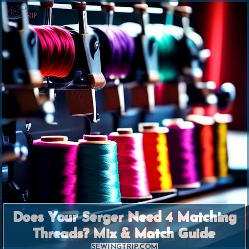Does Your Serger Need 4 Matching Threads? Mix & Match Guide