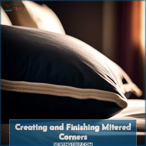 How to Sew a Flanged Pillow Sham with Mitered Corners: A DIY Guide