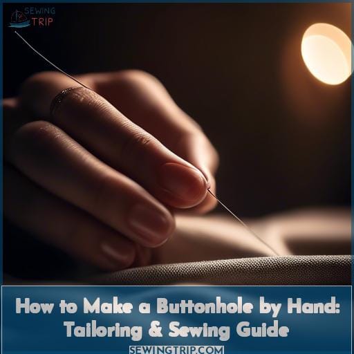 How to Make a Buttonhole by Hand: Tailoring & Sewing Guide