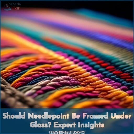 Should Needlepoint Be Framed Under Glass? Expert Insights