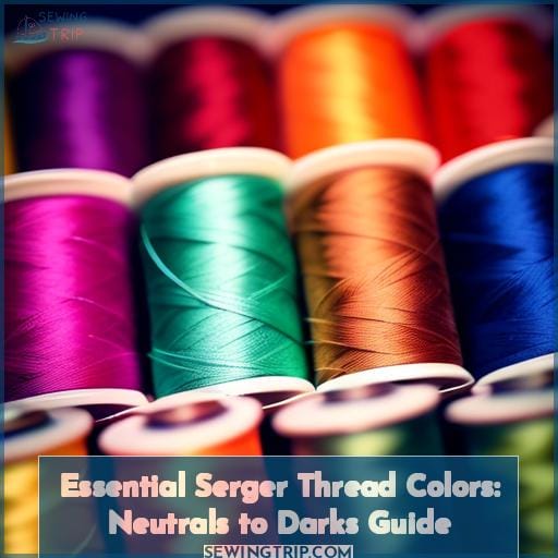 Essential Serger Thread Colors: Neutrals to Darks Guide