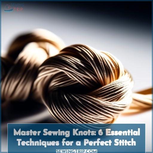Master Sewing Knots: 6 Essential Techniques for a Perfect Stitch