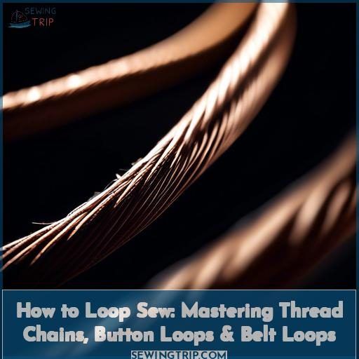 How to Loop Sew: Mastering Thread Chains, Button Loops & Belt Loops