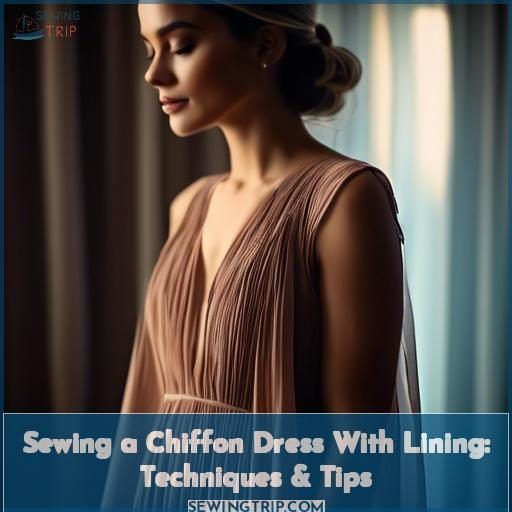Sewing a Chiffon Dress With Lining: Techniques & Tips