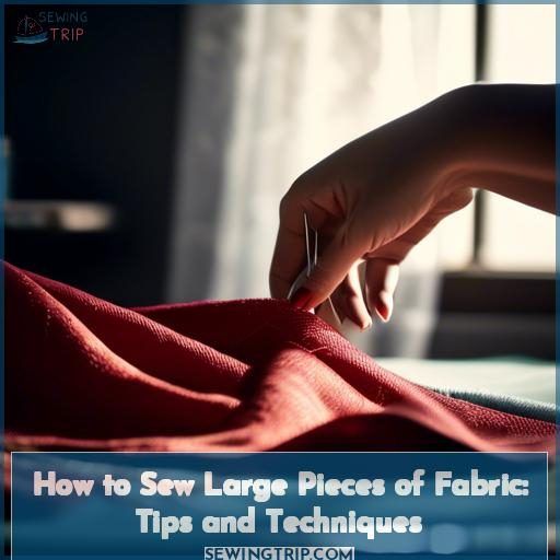 How to Sew Large Pieces of Fabric: Tips and Techniques