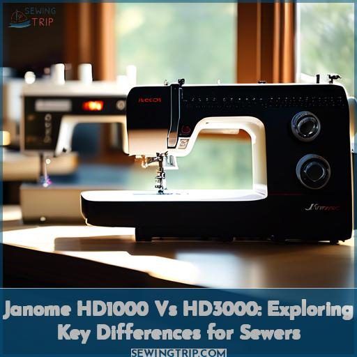 Janome HD1000 Vs HD3000: Exploring Key Differences for Sewers
