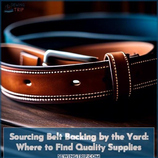 Sourcing Belt Backing by the Yard: Where to Find Quality Supplies