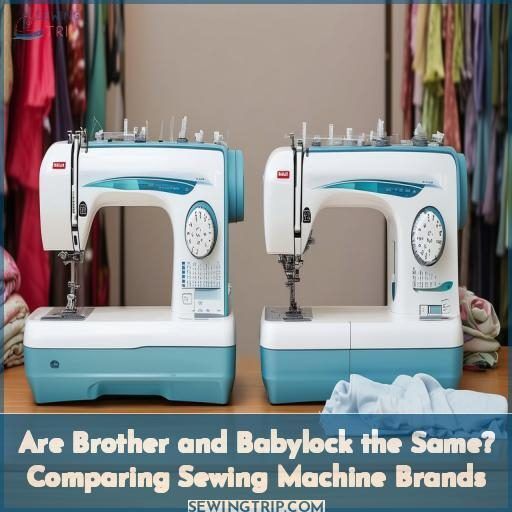 Are Brother and Babylock the Same? Comparing Sewing Machine Brands