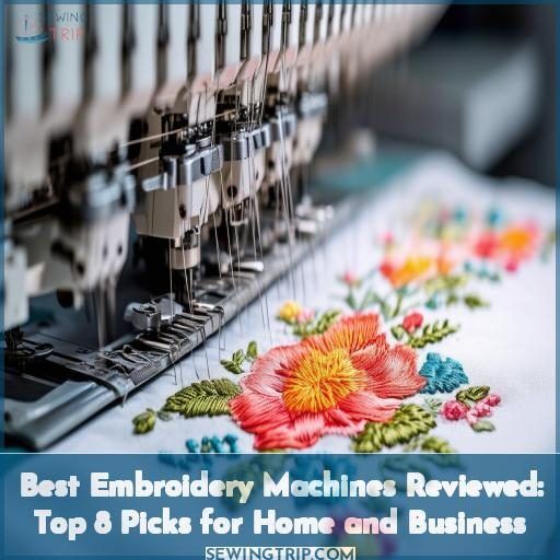 Best Embroidery Machines Reviewed: Top 8 Picks for Home and Business