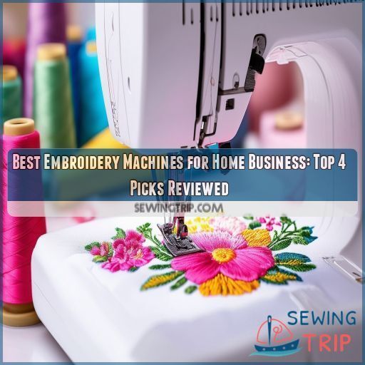 Best Embroidery Machines for Home Business: Top 4 Picks Reviewed