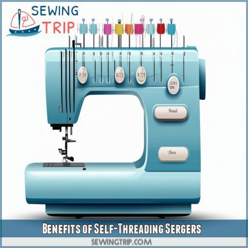 Self-Threading Sergers: Improve Your Sewing Efficiency and Enjoyment