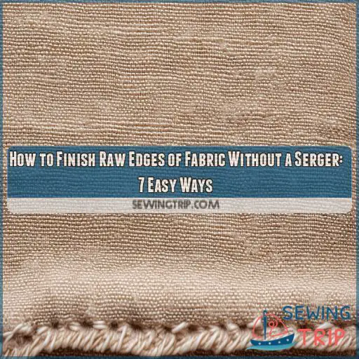 How to Finish Raw Edges of Fabric Without a Serger: 7 Easy Ways