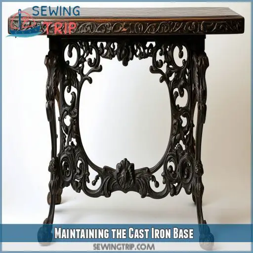 How to Clean Cast Iron Sewing Machine Base: Tips for Rust and Shine