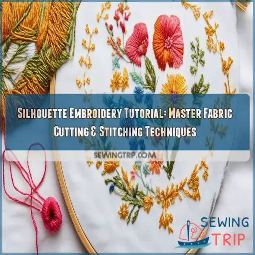 Silhouette Embroidery Tutorial: Master Fabric Cutting & Stitching ...