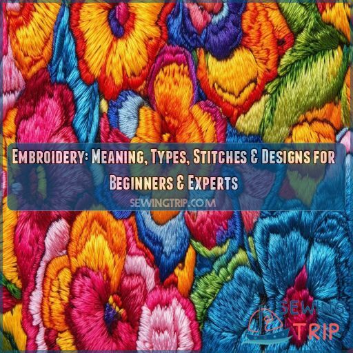 Embroidery: Meaning, Types, Stitches & Designs for Beginners & Experts
