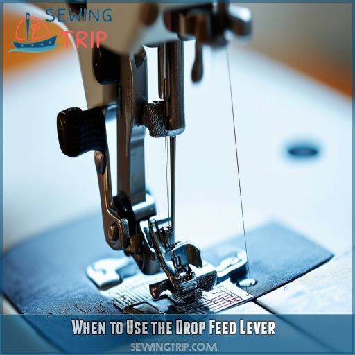 Drop Feed Lever on Sewing Machines: Mastering Free Motion Techniques