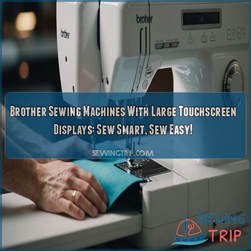 Brother Sewing Machines With Large Touchscreen Displays: Sew Smart, Sew ...