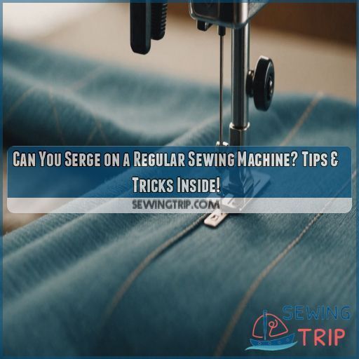 Can You Serge on a Regular Sewing Machine? Tips & Tricks Inside!
