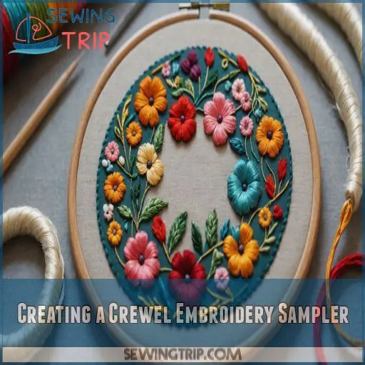 Crewel Embroidery Stitch Sampler Patterns: Create Stunning Designs