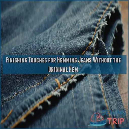 How to Hem Jeans Without Losing the Original Hem (Step-by-Step)