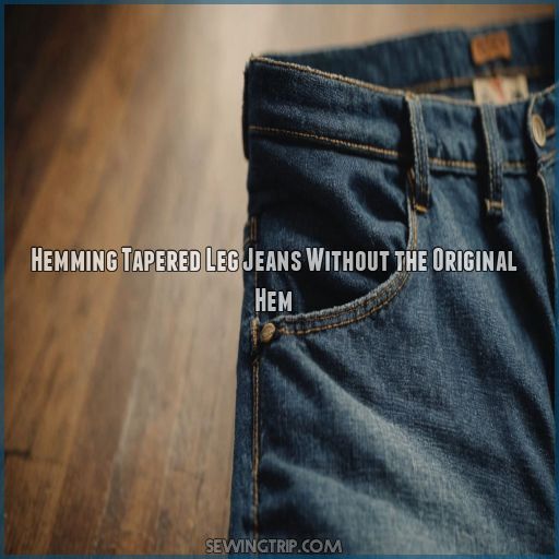 How to Hem Jeans Without Losing the Original Hem (Step-by-Step)