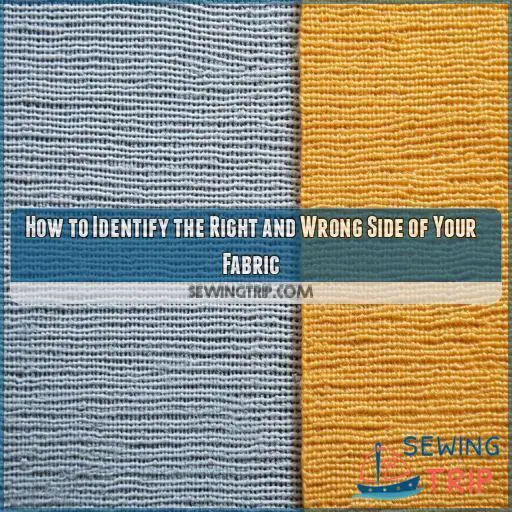 How to Identify the Right and Wrong Side of Your Fabric